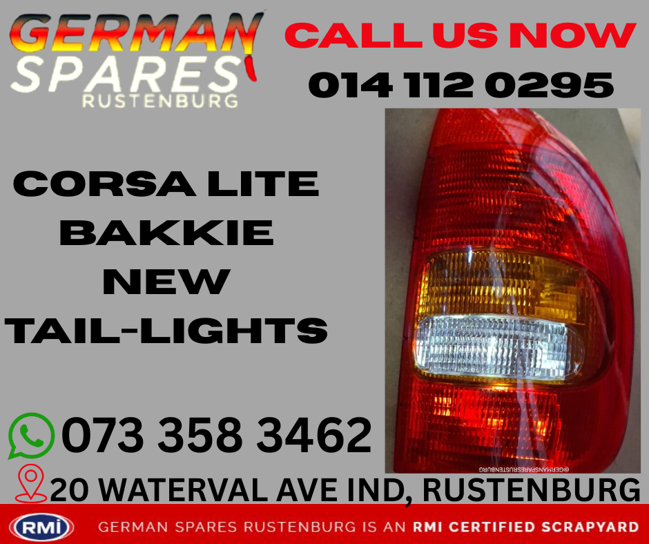 CORSA LITE BAKKIE NEW TAIL-LIGHTS | Junk Mail Marketplace