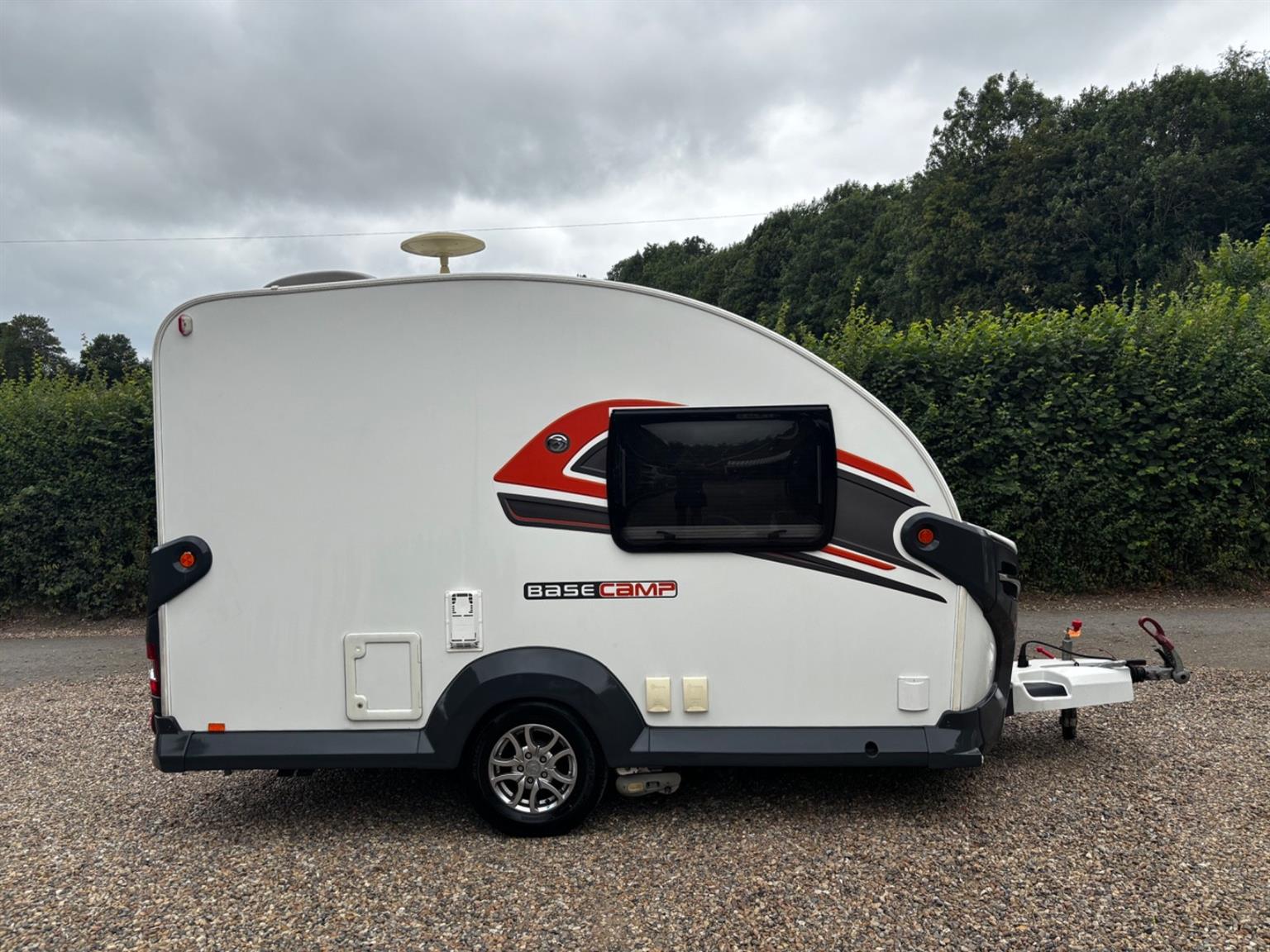 Lovely little caravan, 2017 Swift Base Camp 2, lightweight, small 2 ...
