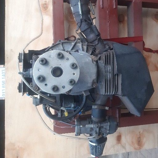 Bombardier Rotax 277 microlight pull start moter and 3 blade prop in ...