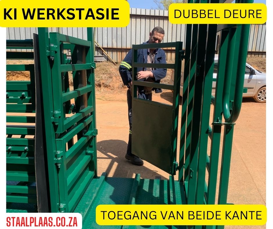 Cattle Weigh Crate with Neck & Body Clamp Bees Weegkrat met Nek en ...