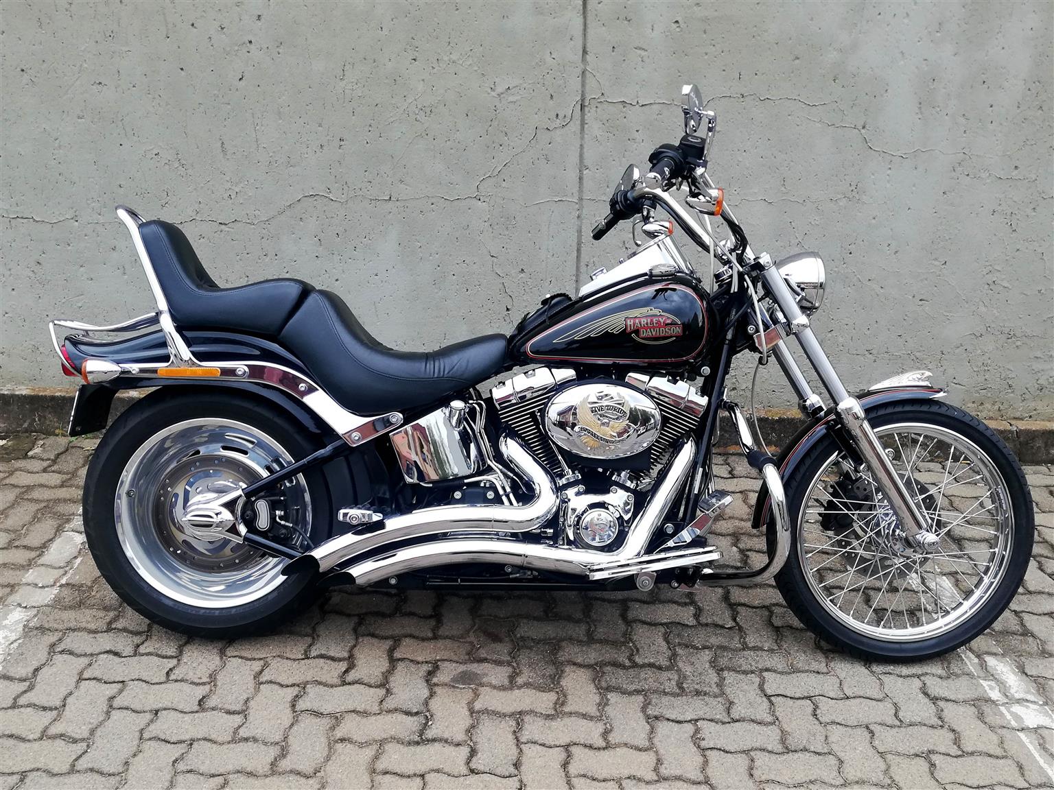 Beautiful Softail Custom Covered in Chrome Extras! | Junk Mail