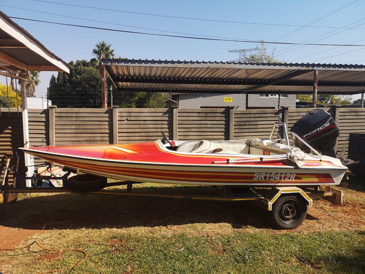 Mini Raven 16 foot with 90 HP Force O/B Motor | Junk Mail