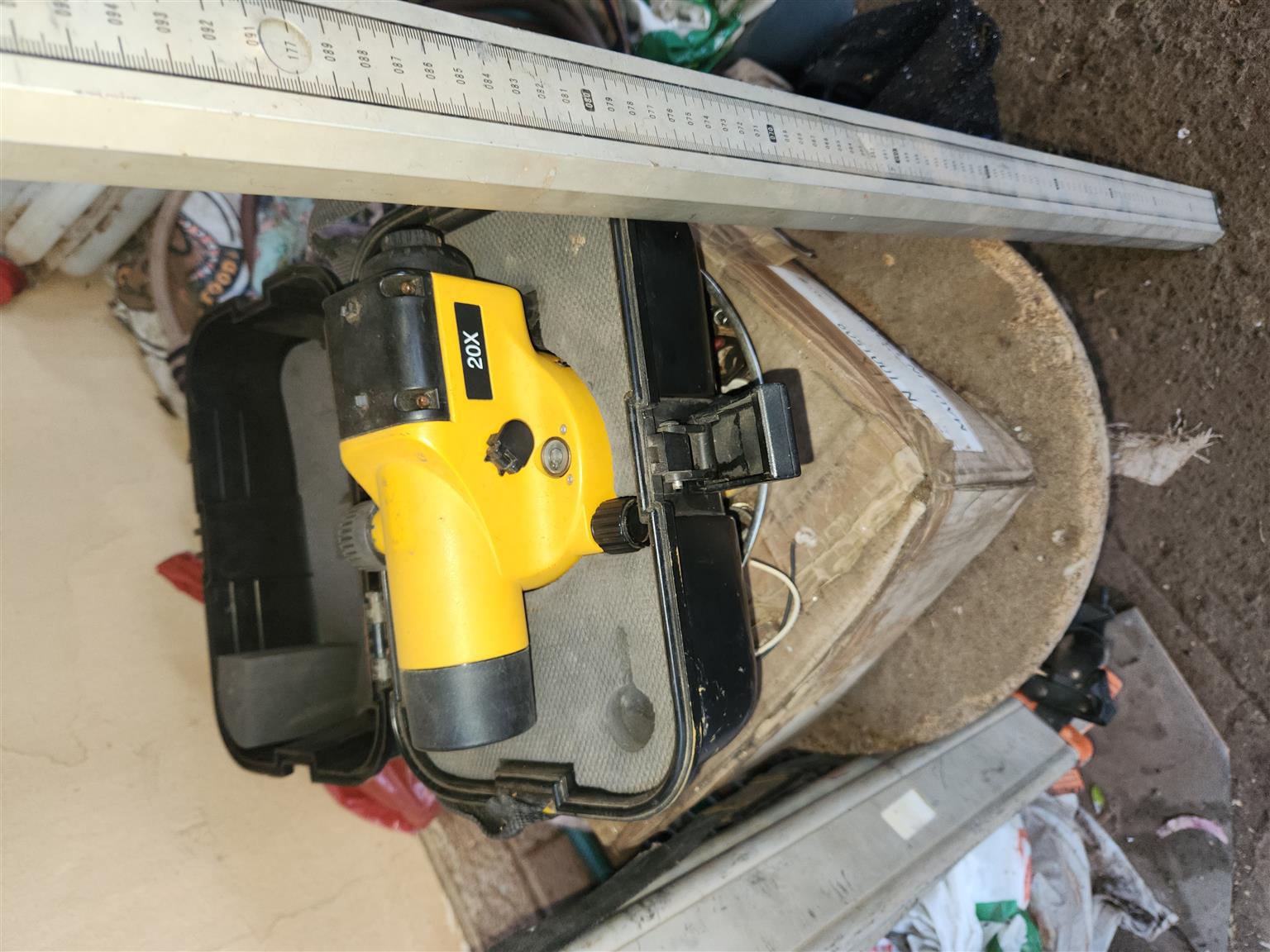 Webco 20x dumpy level with tripod and meusure pole | Junk Mail Marketplace