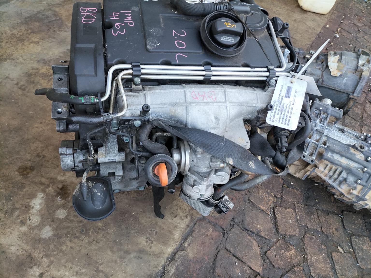 VW Volkswagen Golf 5 2.0 TDI (BKD) used engines for sale | Junk Mail ...