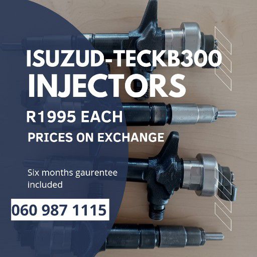 Isuzu D-Tec kb300 diesel injectors for sale | Junk Mail