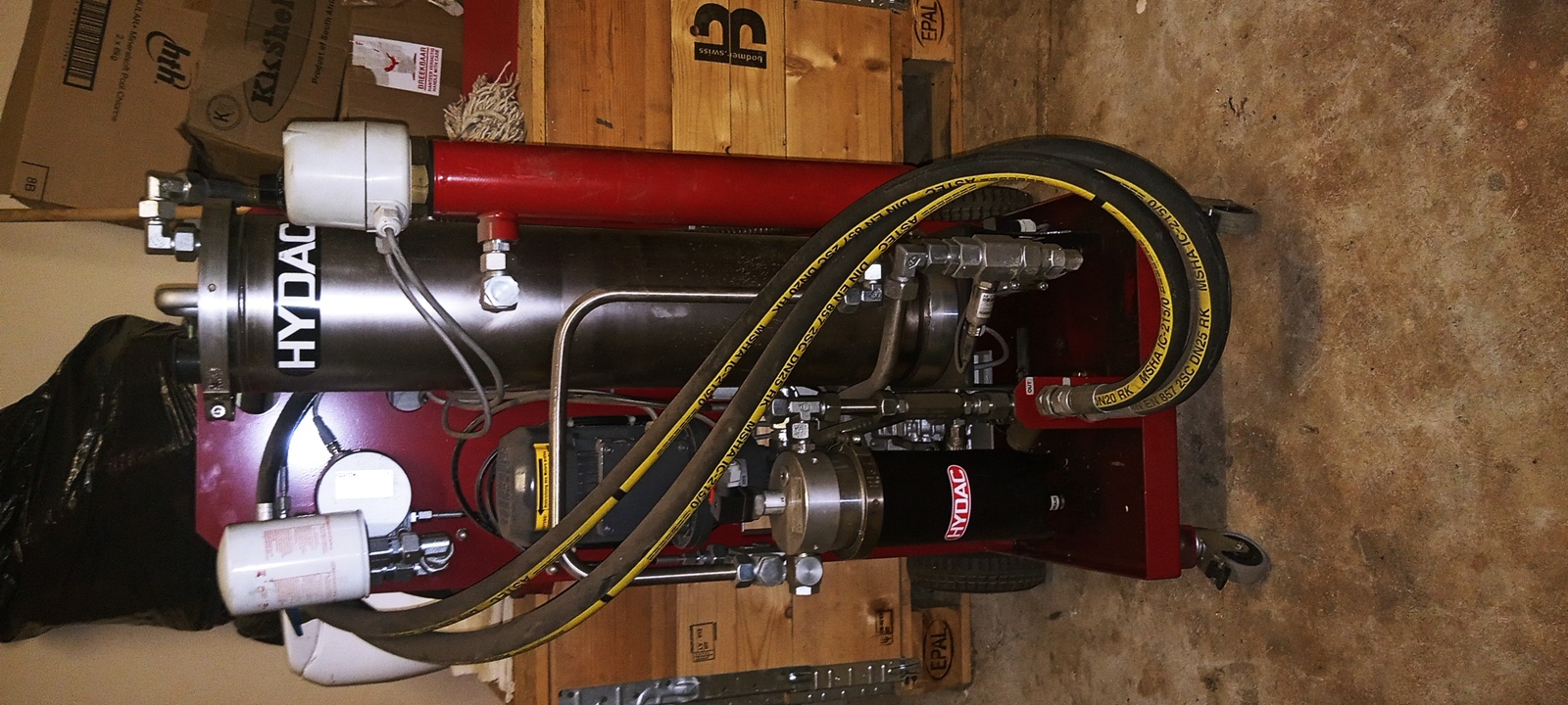 HYDAC fluid aqua mobile.(FAM5). Oil,water separator°asser machine is ...