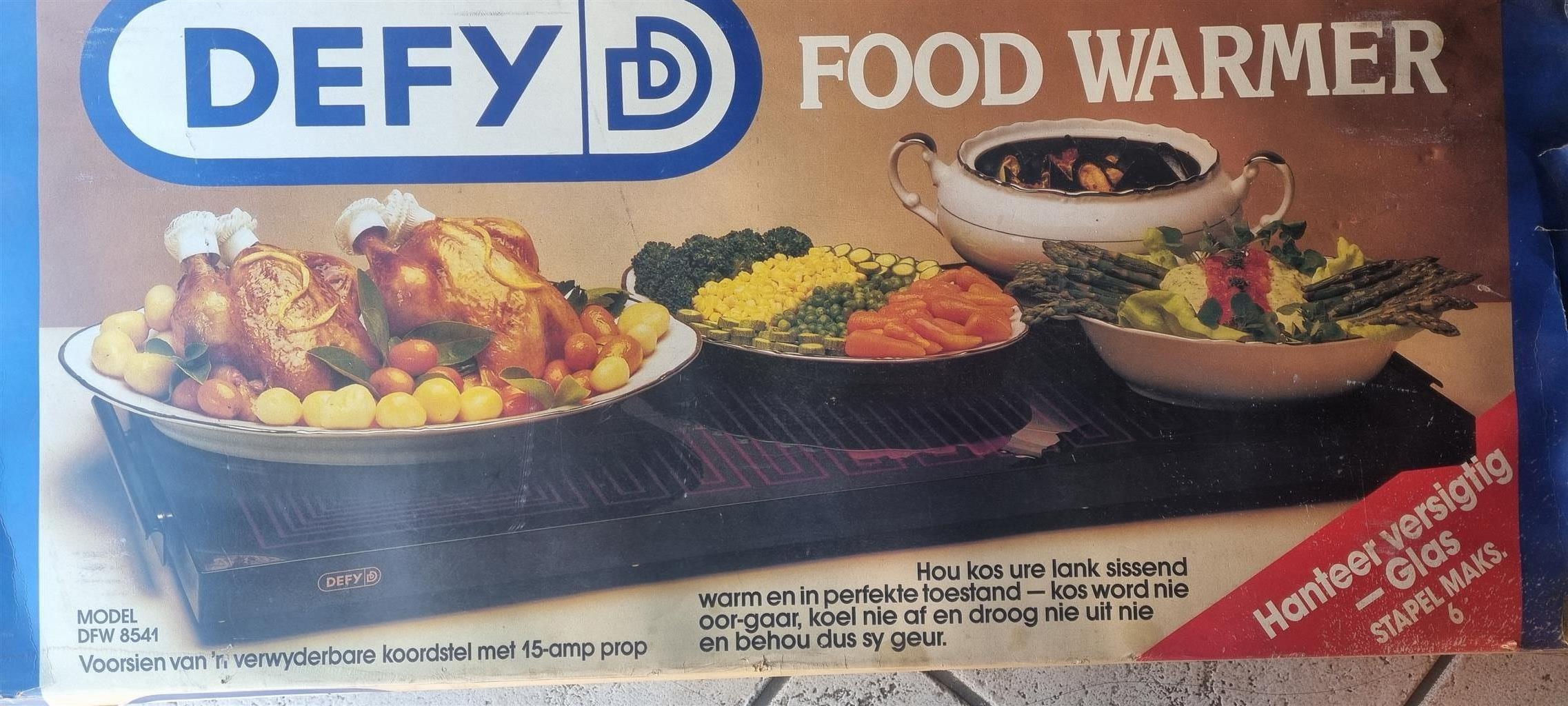 DEFY FOOD WARMER | Junk Mail