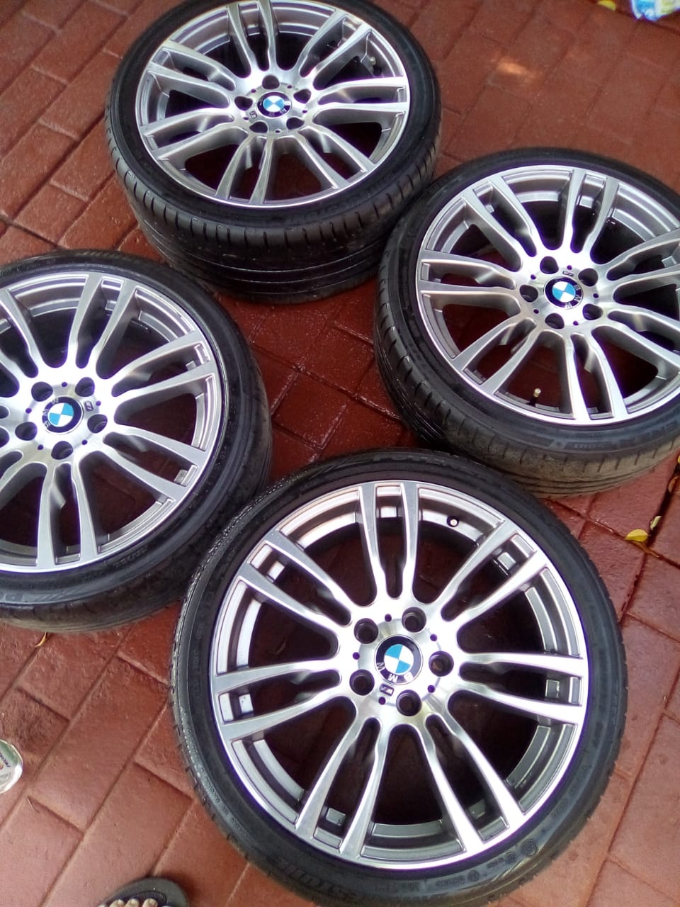 Set of original BMW mags 19inch M series wide & narrow 8J & 8,5J ...