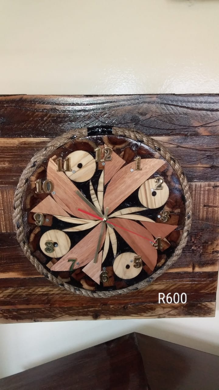 Handmade wooden clocks and canes | Junk Mail Marketplace