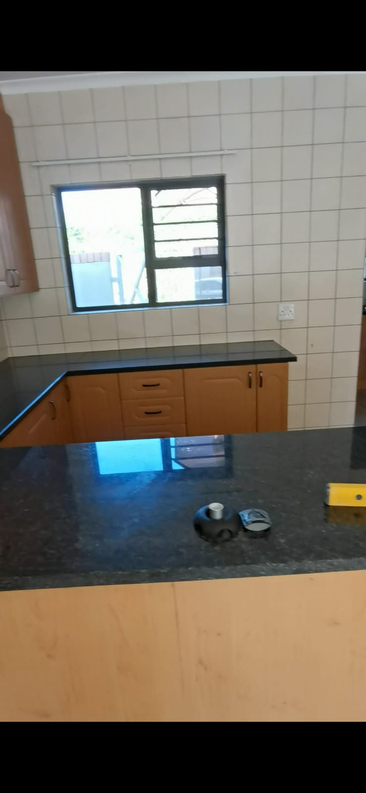 Kitchen cupboards, double zink, eye level oven, hob. Plus 2x toilets;2x ...