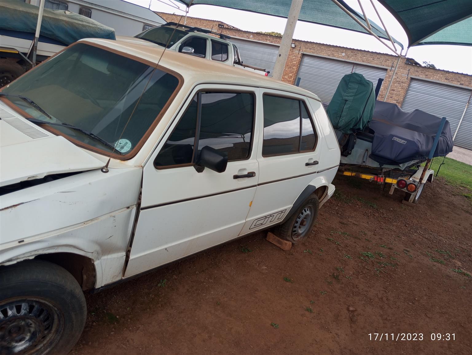 Golf Mk1 for sale as is has bump on right hand side. | Junk Mail