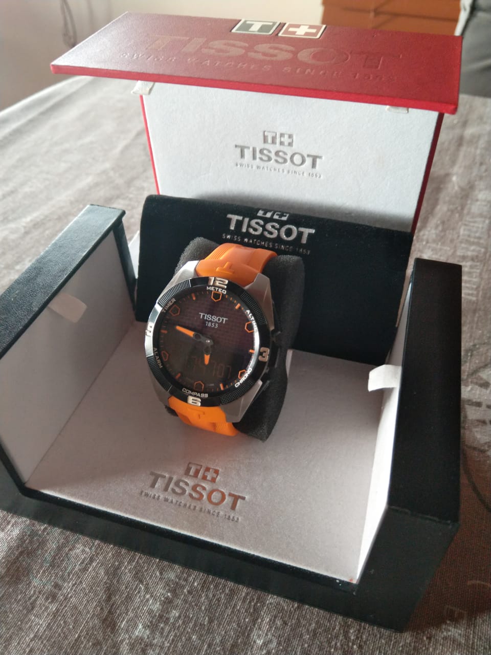 Tisson Titanium T Touch Solar watch for sale. | Junk Mail Marketplace