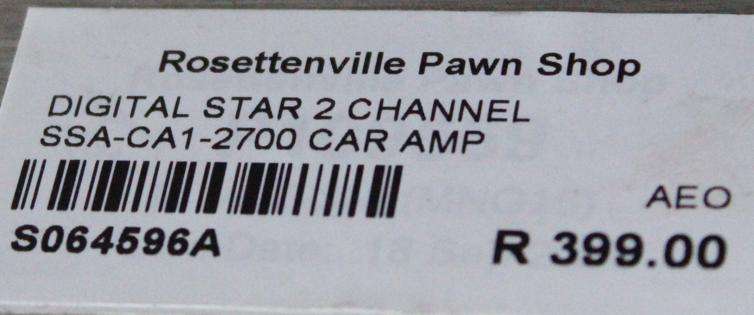 DIGITAL STAR 2 CHANNEL SSA-CA1-2700 CAR AMP S064596A | Junk Mail ...