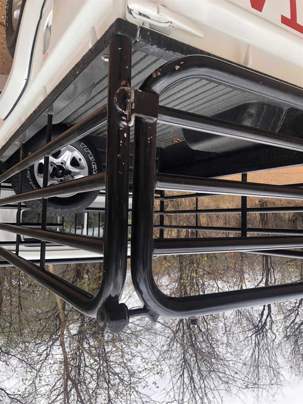 Steel cattle rails for single can Toyota 79 Landcruiser | Junk Mail