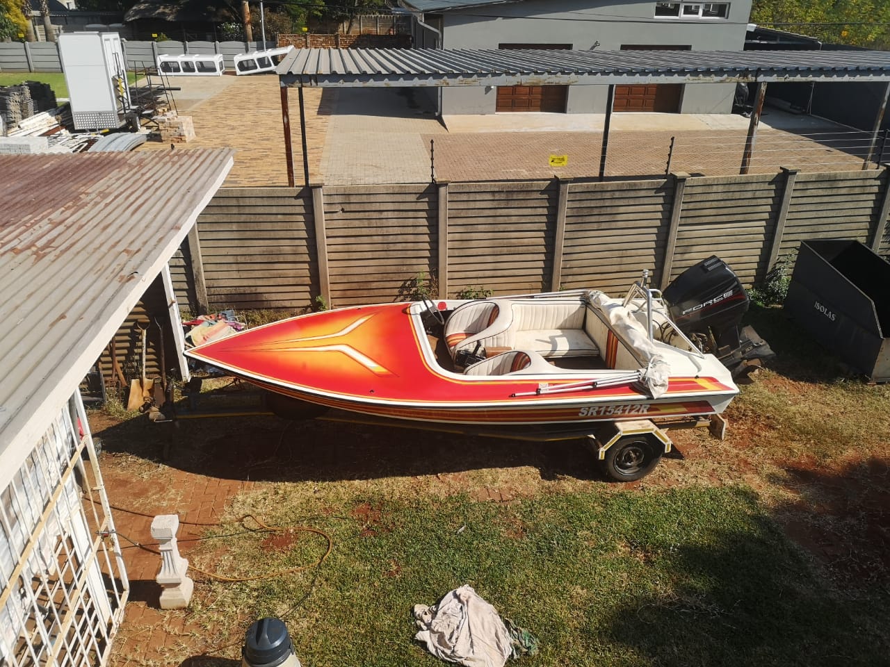 Mini Raven 16 foot with 90 HP Force O/B Motor | Junk Mail