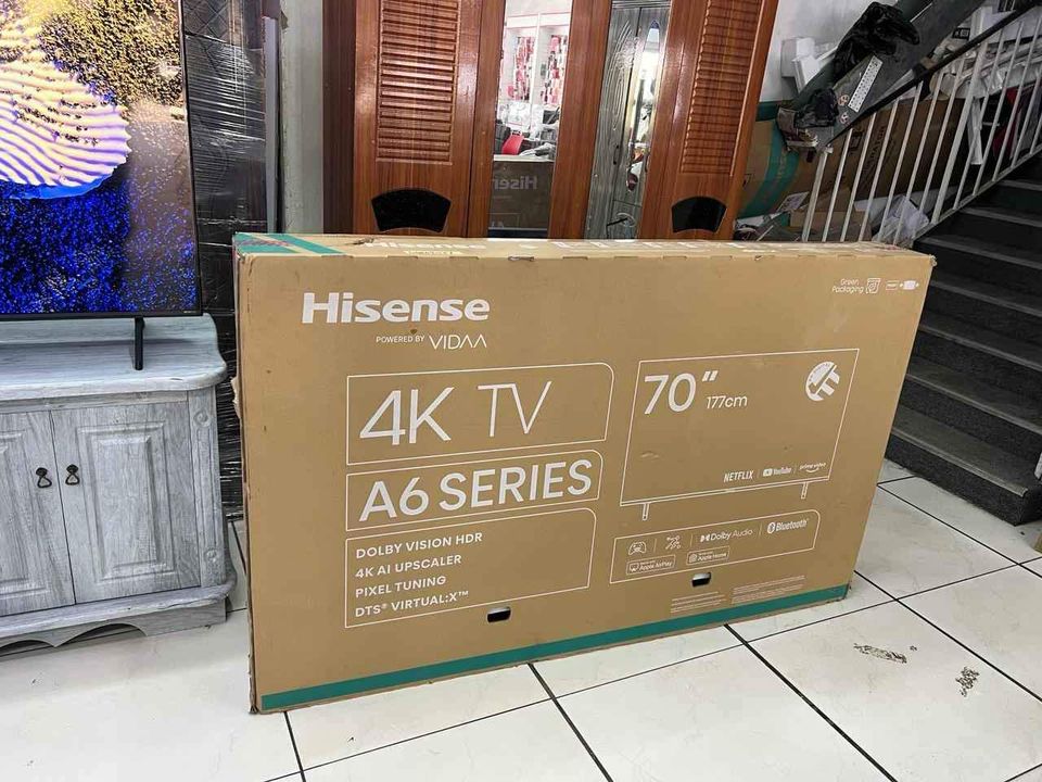 Brand new hisense 70 inch smart 4k fremless ultra HD TV is on special ...
