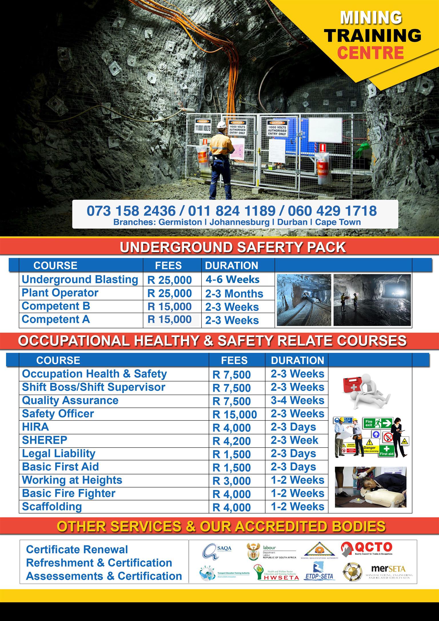 Excavator,Drill Rig ,mobile Crane Training school in Germiston | Junk Mail