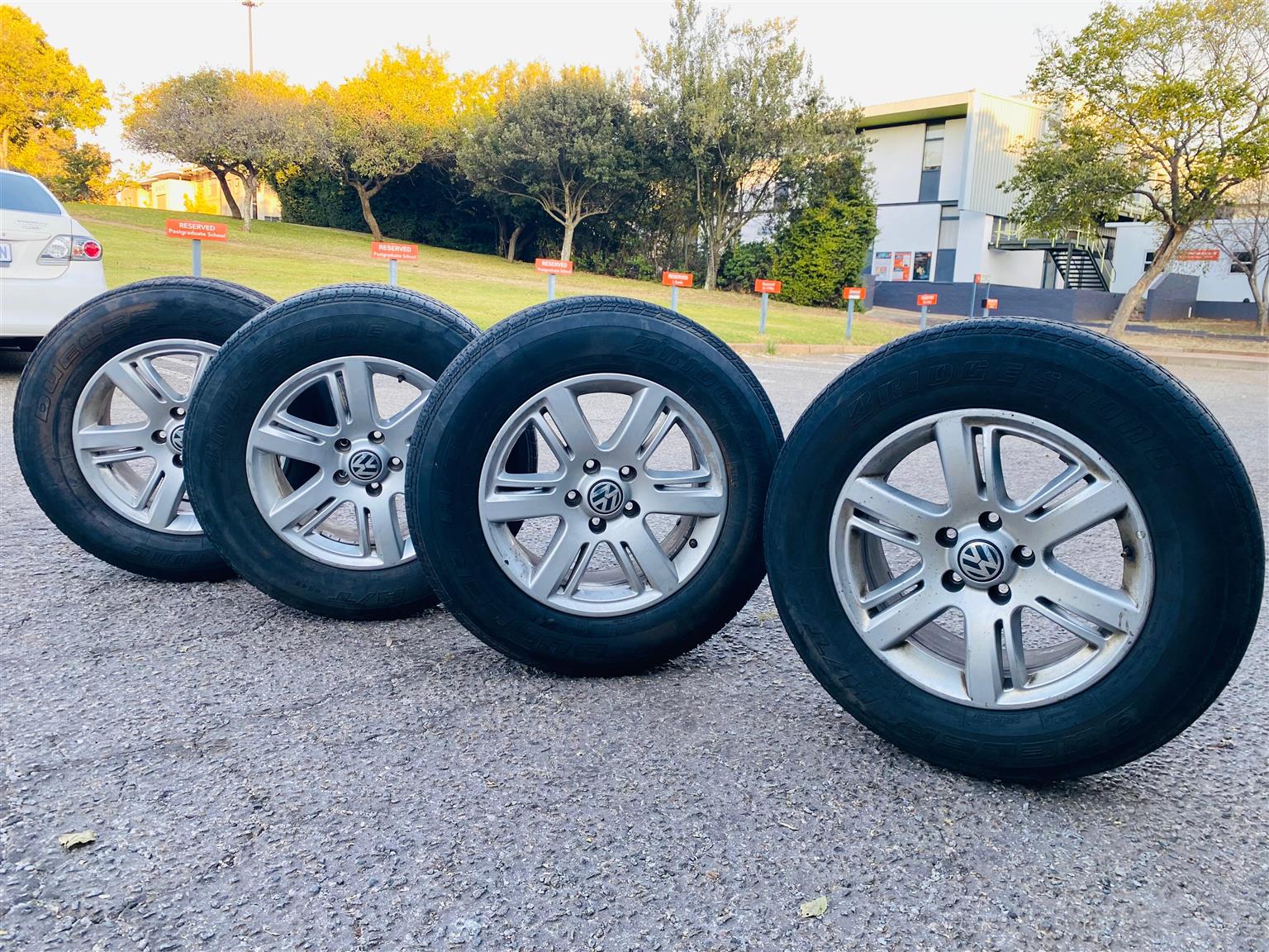 4 Tyres & Rims original frm VW for sale. Suitable for Amarok Double cab ...