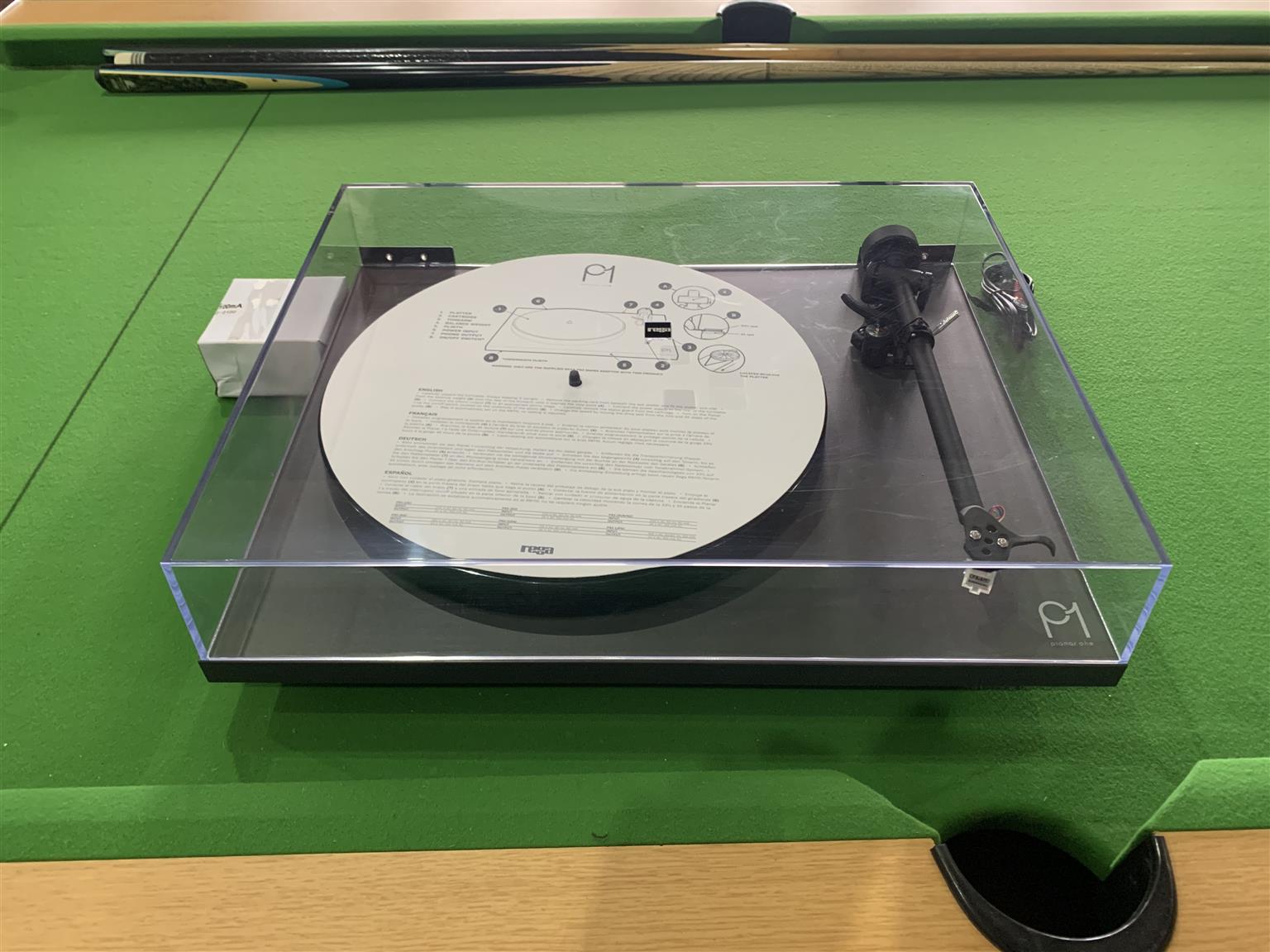 REGA P1 Plus Matt black vinyl player. | Junk Mail Marketplace