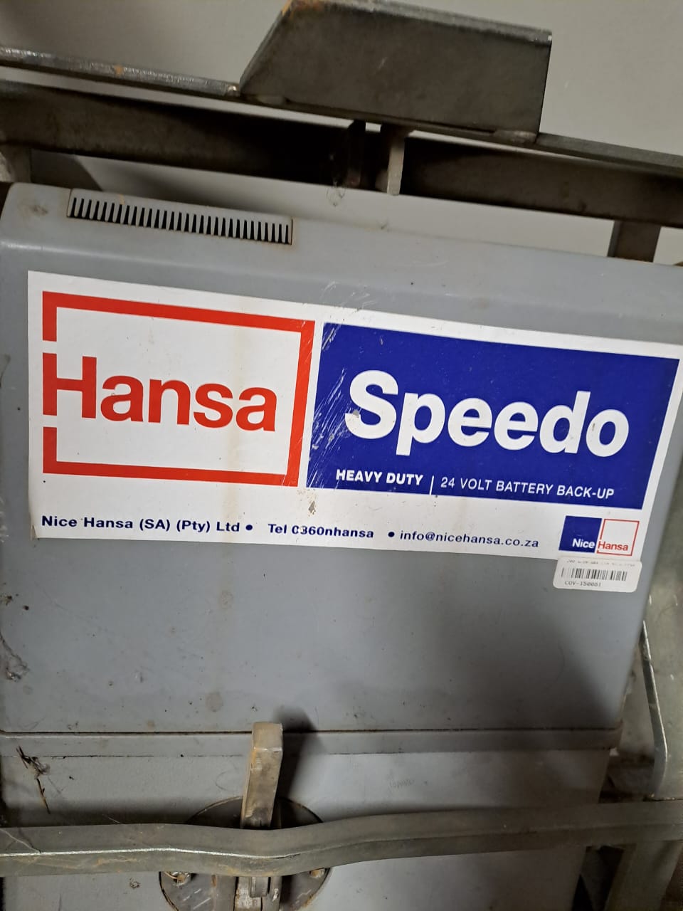 HANSA Speedo Heavy Duty Gate Motor 24 hour Battery Backup | Junk Mail ...