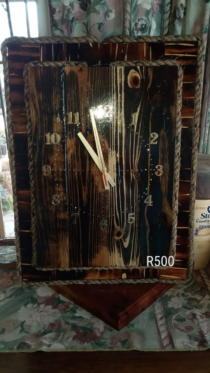 Handmade wooden clocks and canes | Junk Mail Marketplace