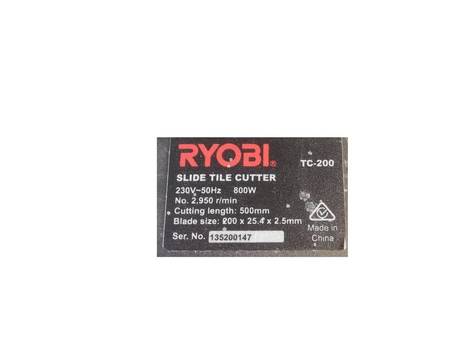 Ryobi sliding tile cutter | Junk Mail Marketplace