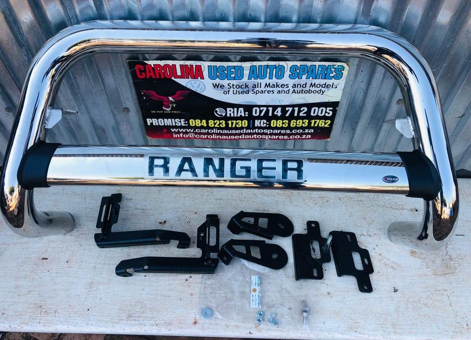 Ford Ranger T6 chrome nudge bar with mounting bar | Junk Mail Marketplace