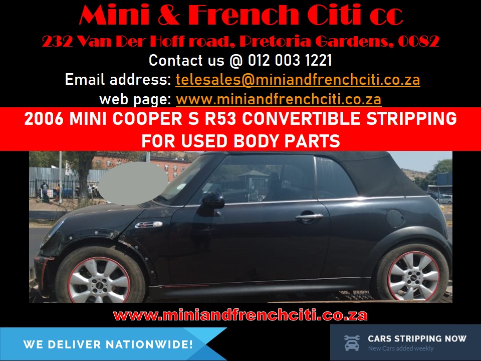 Mini Cooper Parts Pretoria at Randall Maupin blog