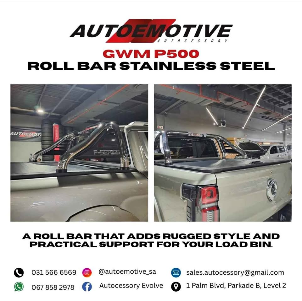 Used GWM P500 ROLL BAR STAINLESS STEEL COMPATIBLE for sale in KwaZulu ...