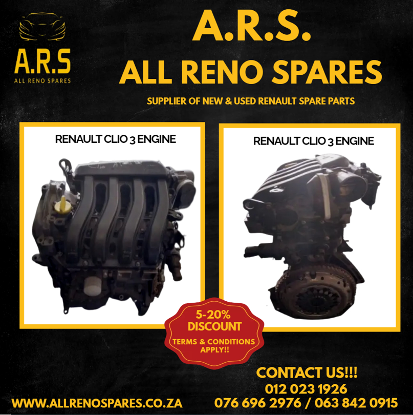 Renault Clio 3 Used Engine for Sale | Junk Mail