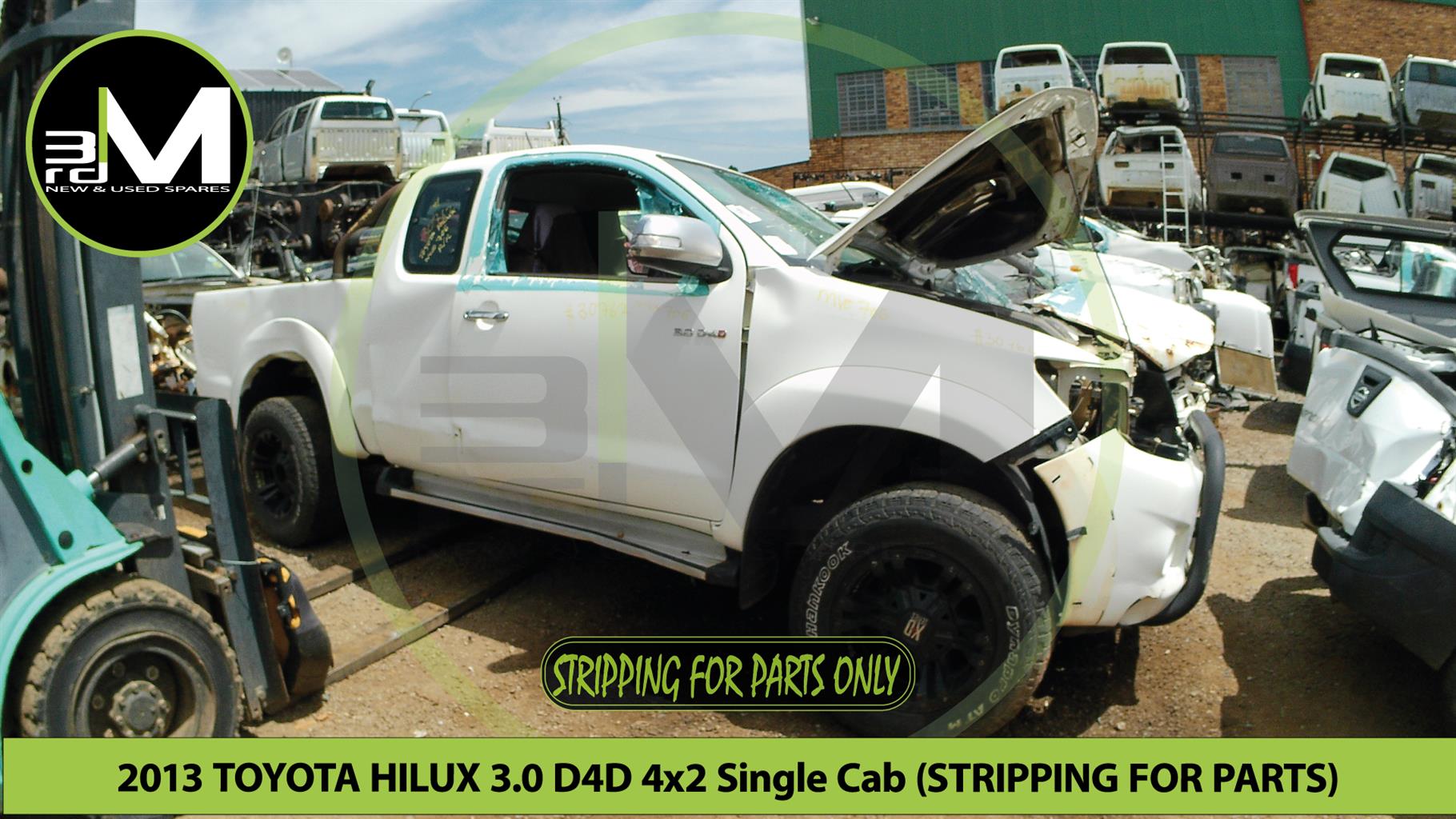 2013 TOYOTA HILUX 3.0 D4D Single Cab (STRIPPING FOR PARTS) | Junk Mail ...