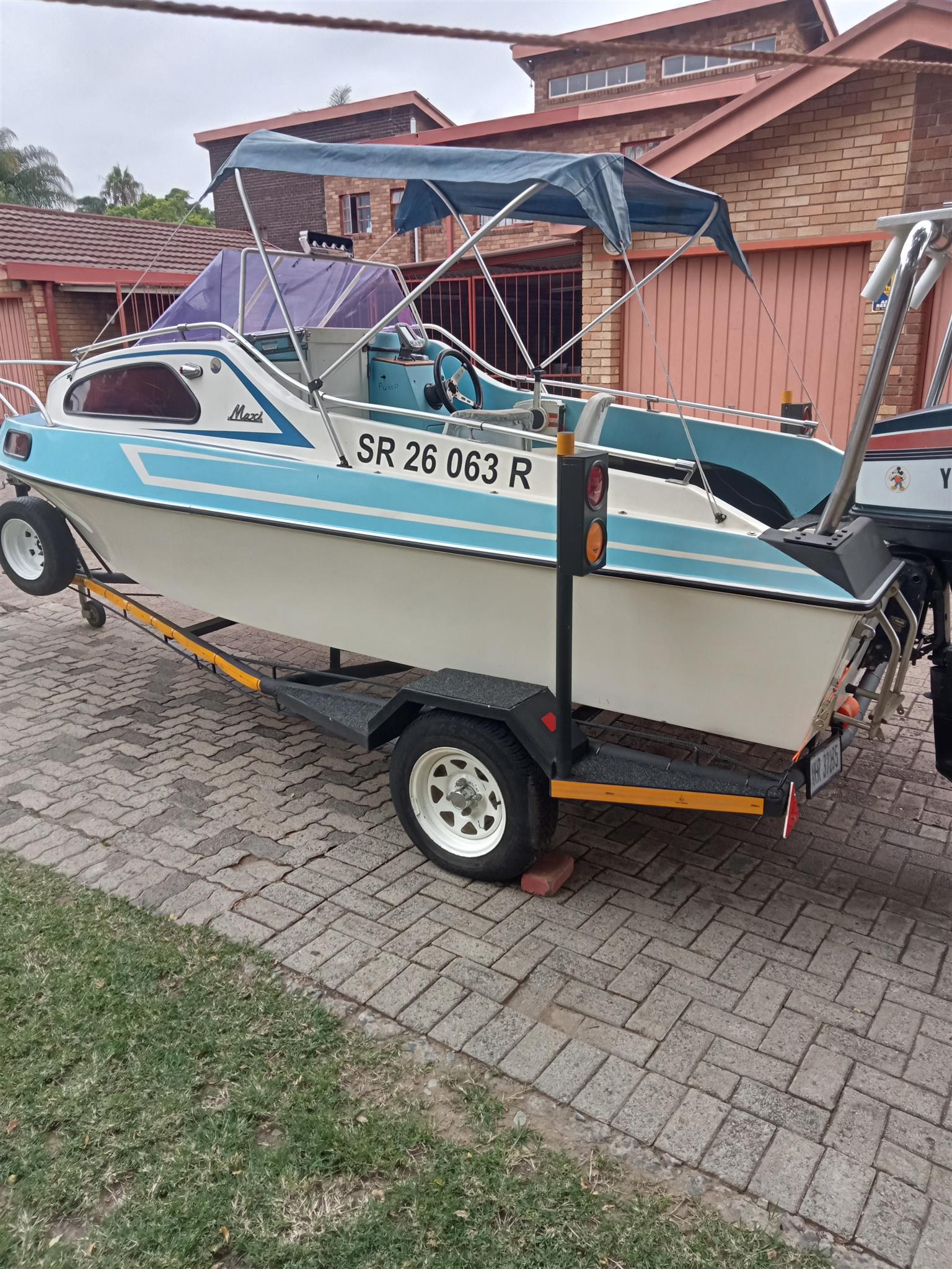 Maxi Cabin boat with new trailer, new tyres, boyancy and all paper work ...