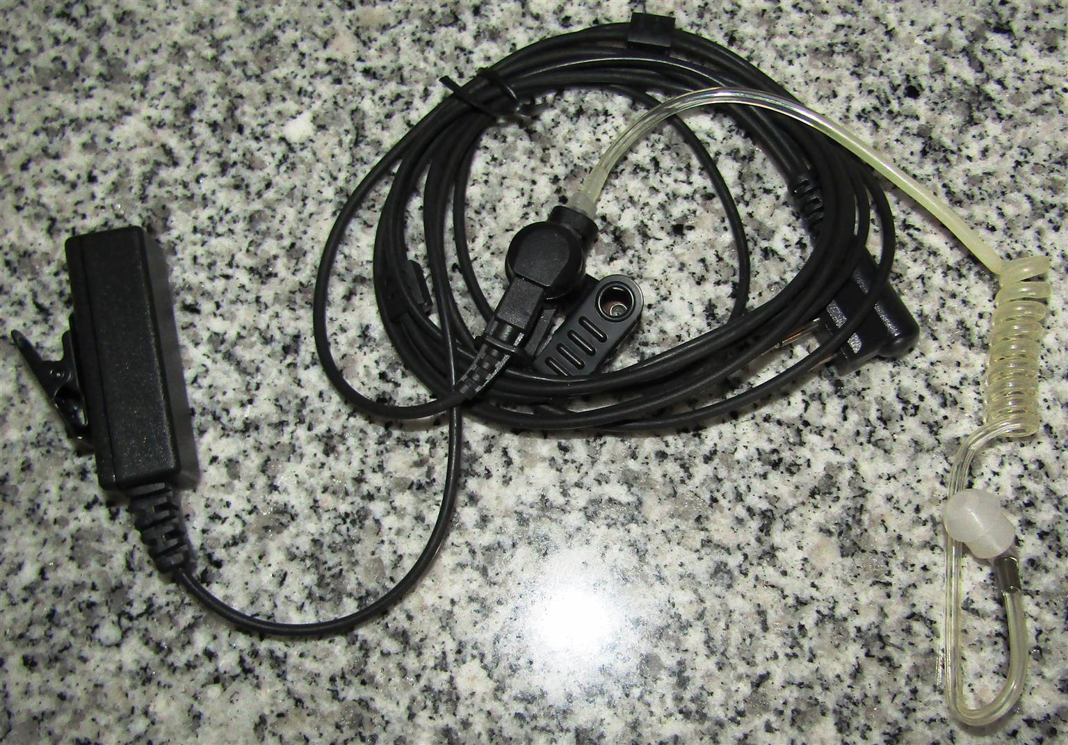 Air Tube Earpiece Acoustic Clear Tube Earphone For Two Way Radios ...