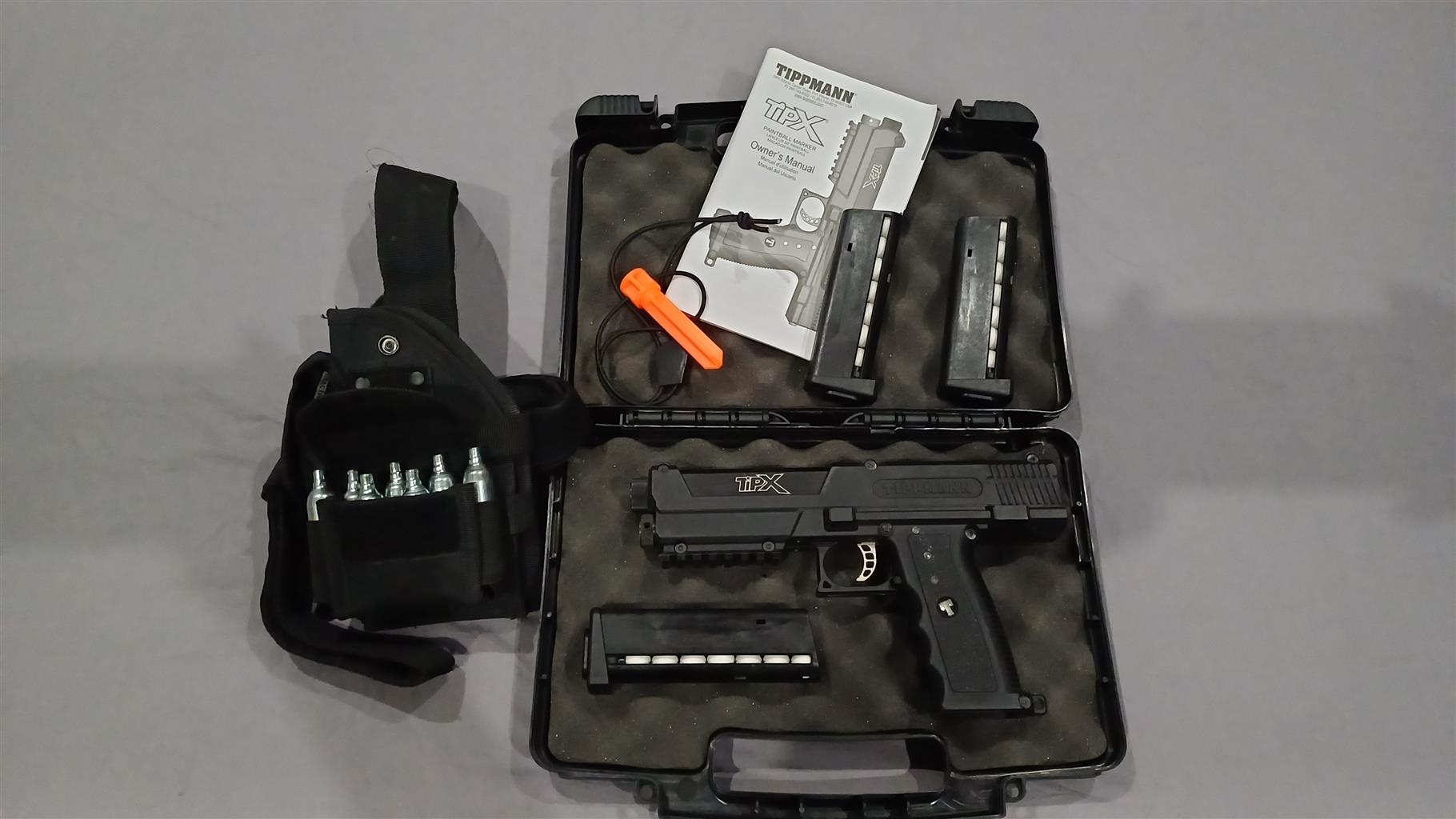 Tippmann Tipx Deluxe Pistol Bundle | Junk Mail Marketplace