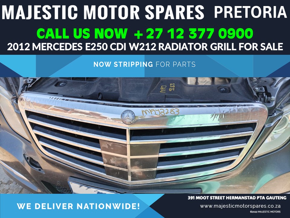 Used Mercedes E250 cdi W212 radiator grill for sale used for sale in ...