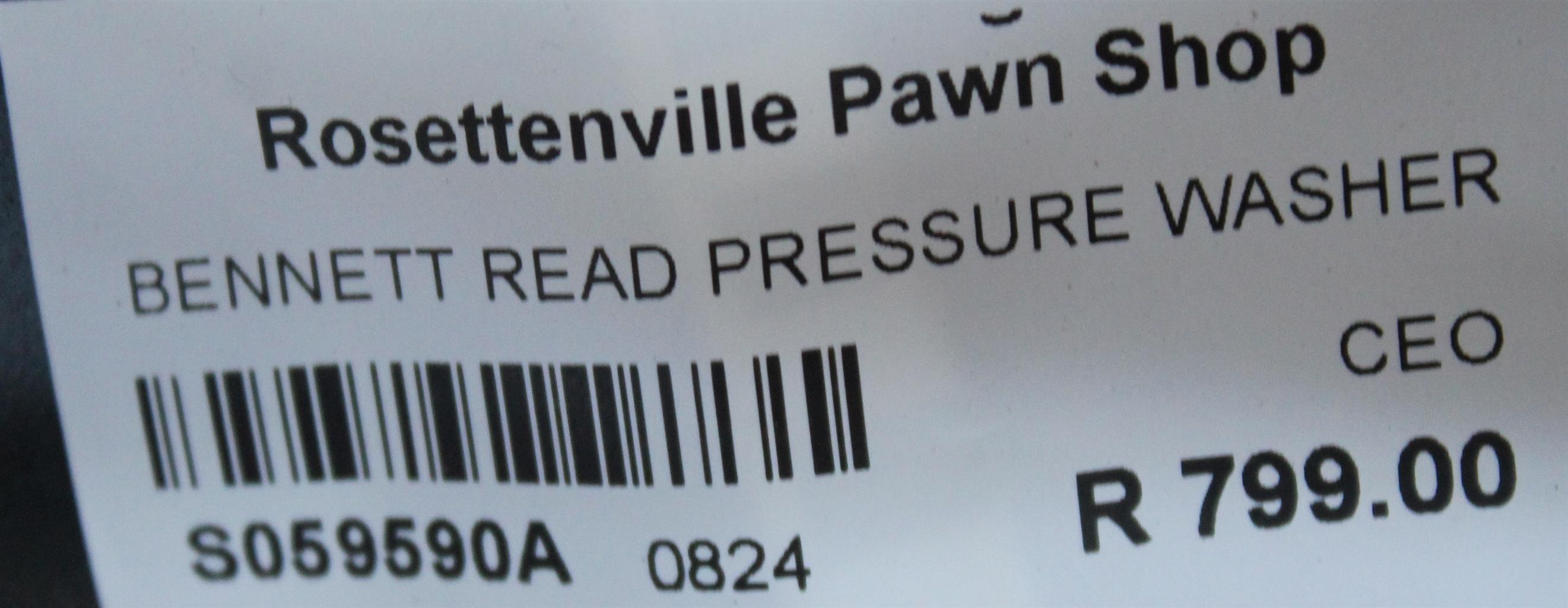 BENNETT READ PRESSURE WASHER S059590A | Junk Mail
