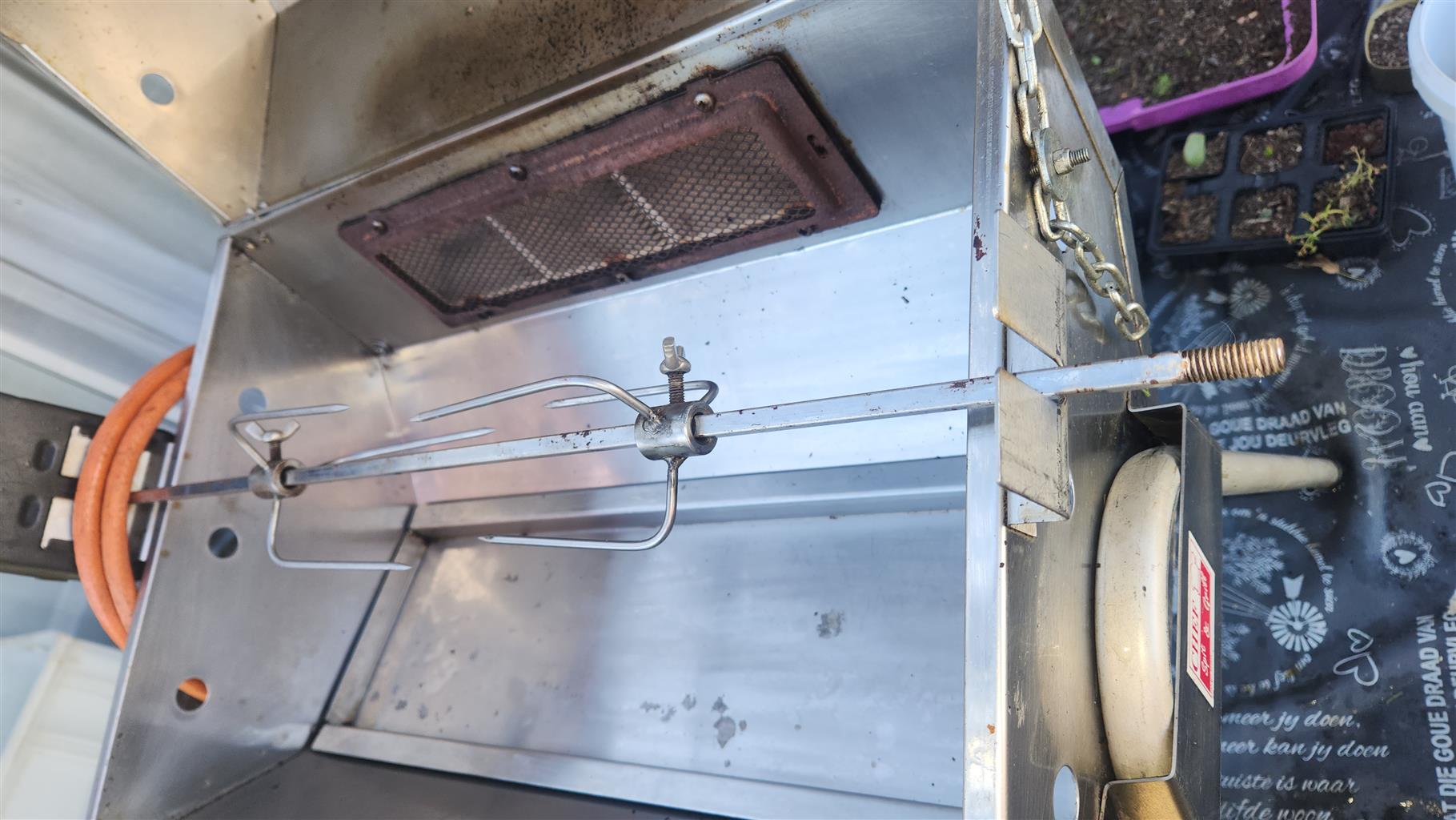 Stainless steel gas spit braai. | Junk Mail Marketplace