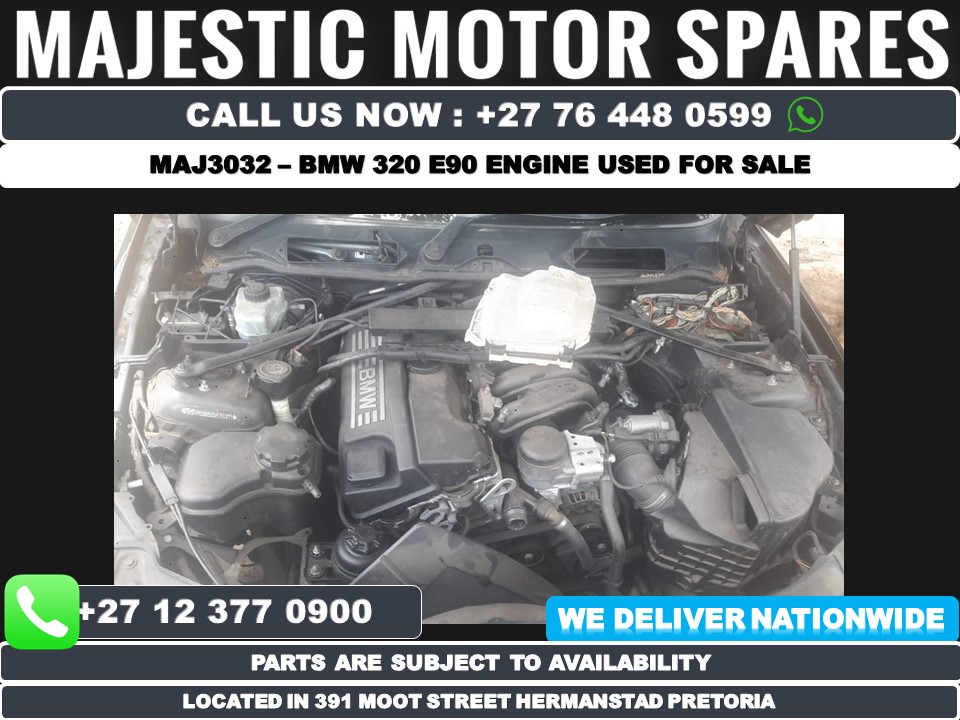 MAJ3032 Bmw 320 E90 automatic engine used for sale | Junk Mail