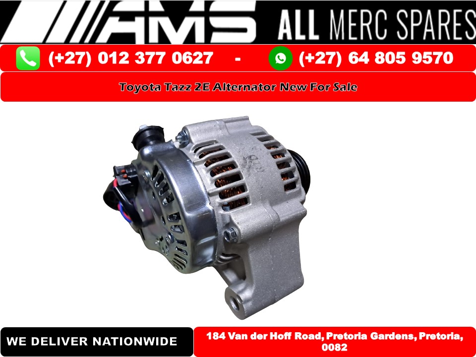 Toyota Tazz 2E Alternator New For Salealter | Junk Mail