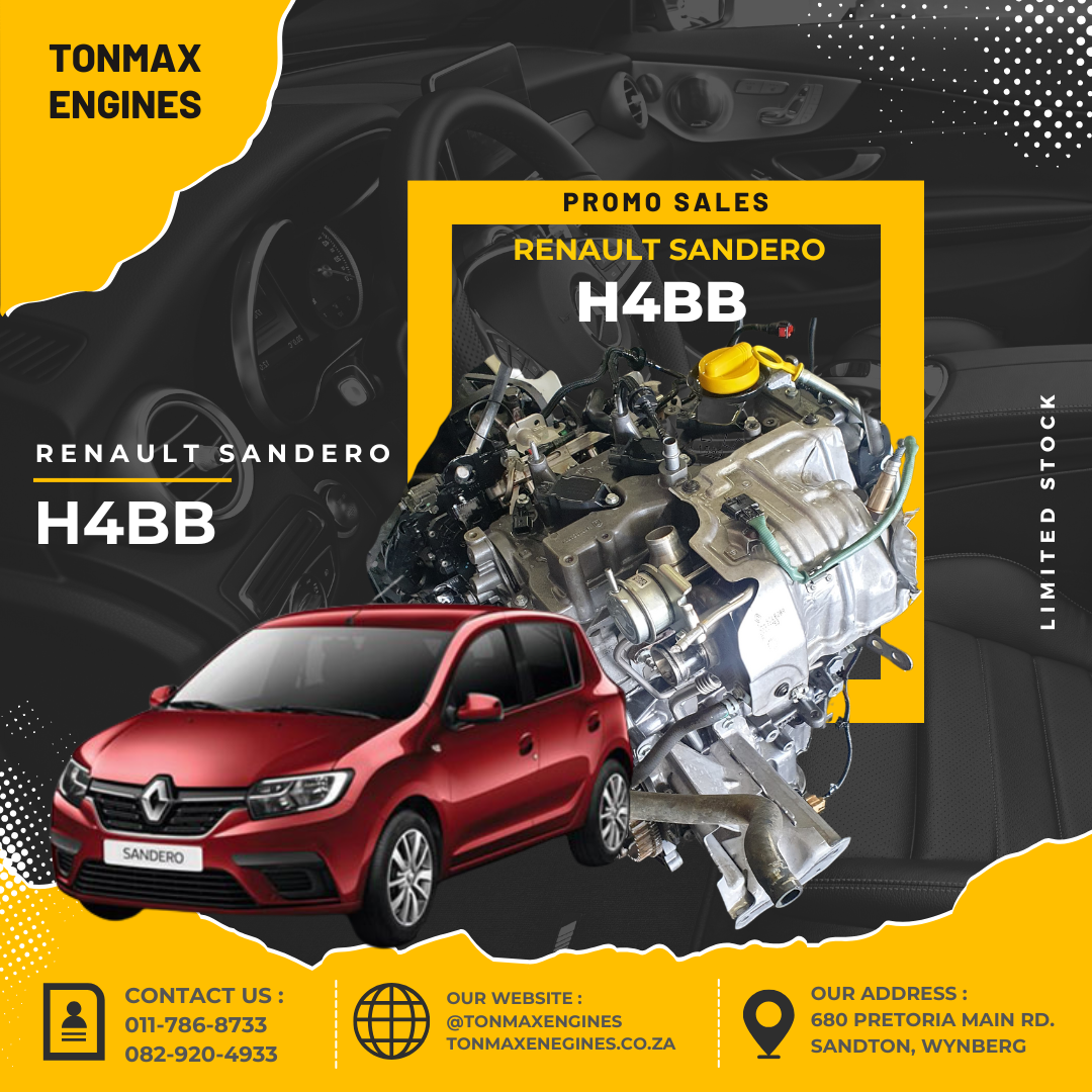 Renault Sandero H4BB Engines for Sale | Junk Mail Marketplace