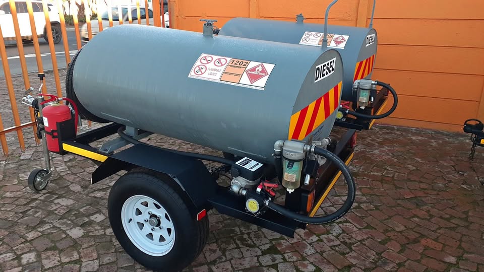 2025 Trailers&Tankers 1000Liter Mild Steel Trailer/ Bowser/ Mini Tanker ...
