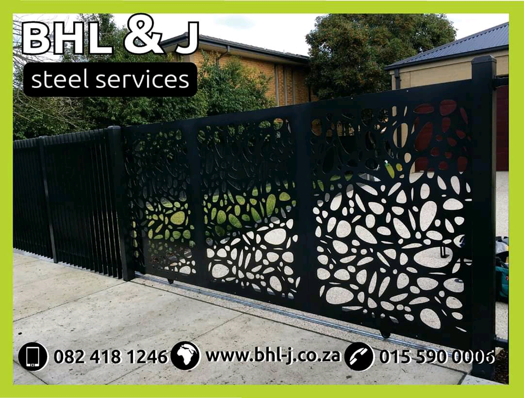 Exquisite Modern Laser cut Sliding Gates | Junk Mail