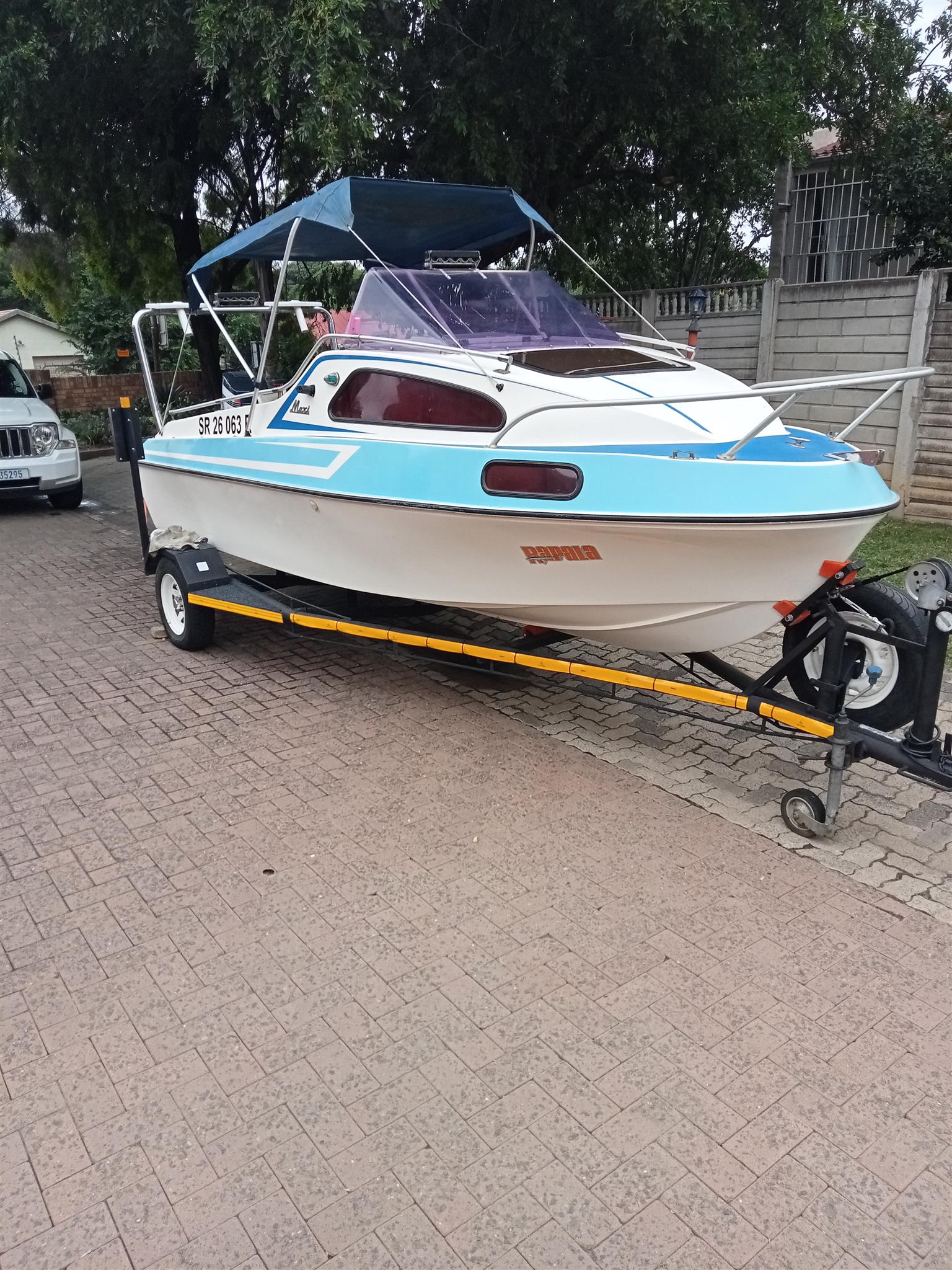 Maxi Cabin boat with new trailer, new tyres, boyancy and all paper work ...