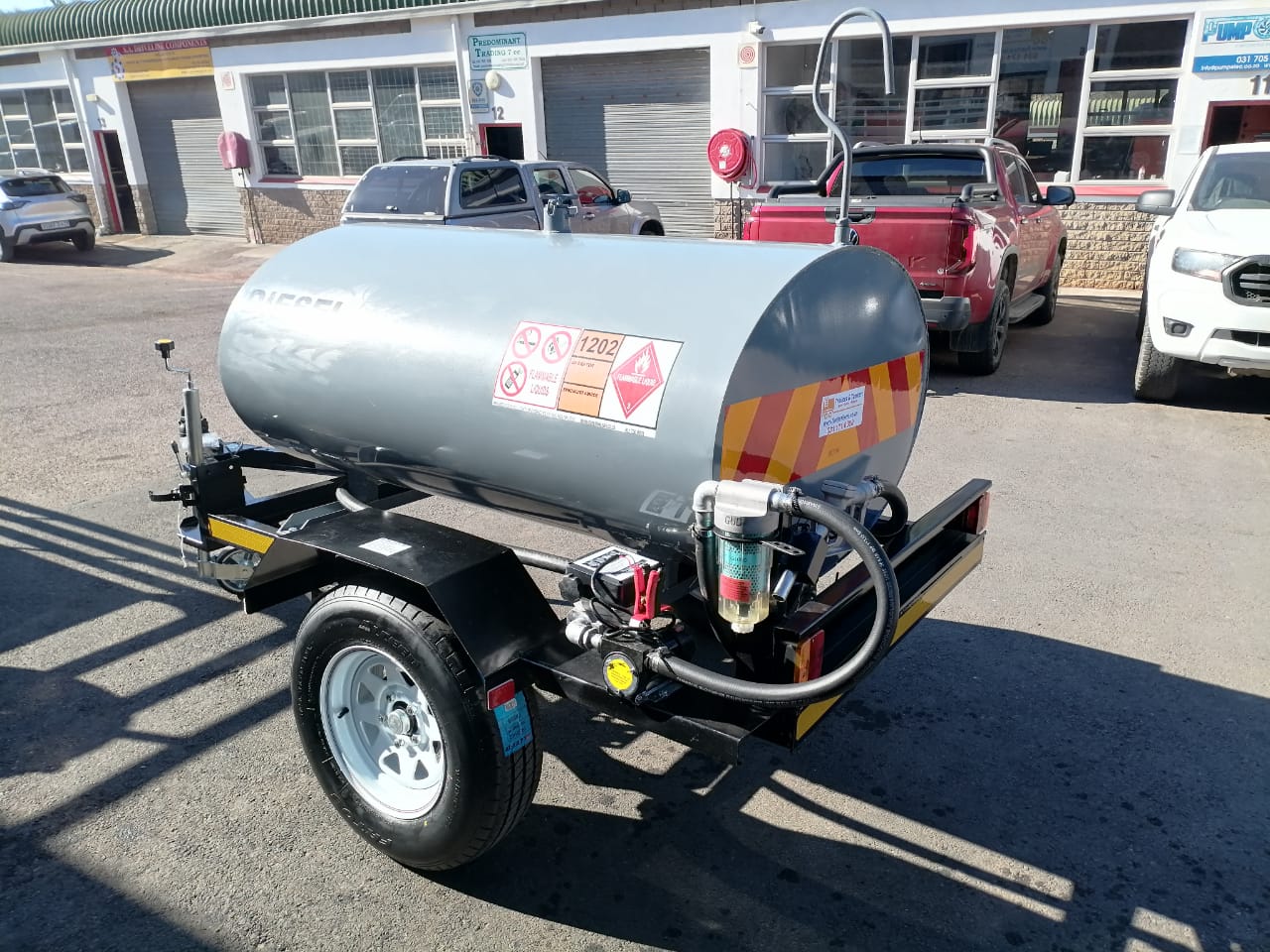 1000L Non Braked Mild Steel Diesel Tanker | Junk Mail Marketplace