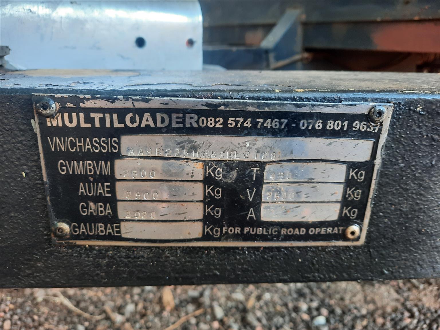 Double axle multiloader box body trailer | Junk Mail