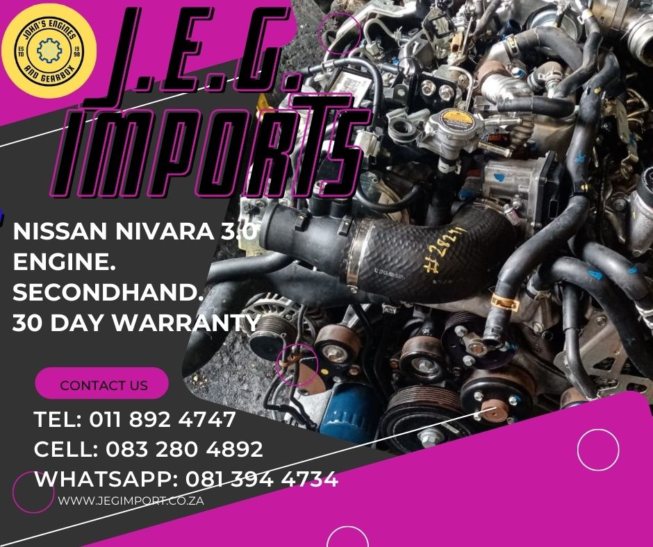 Nissan Nivara 3.0 V9X engine for sale. | Junk Mail Marketplace