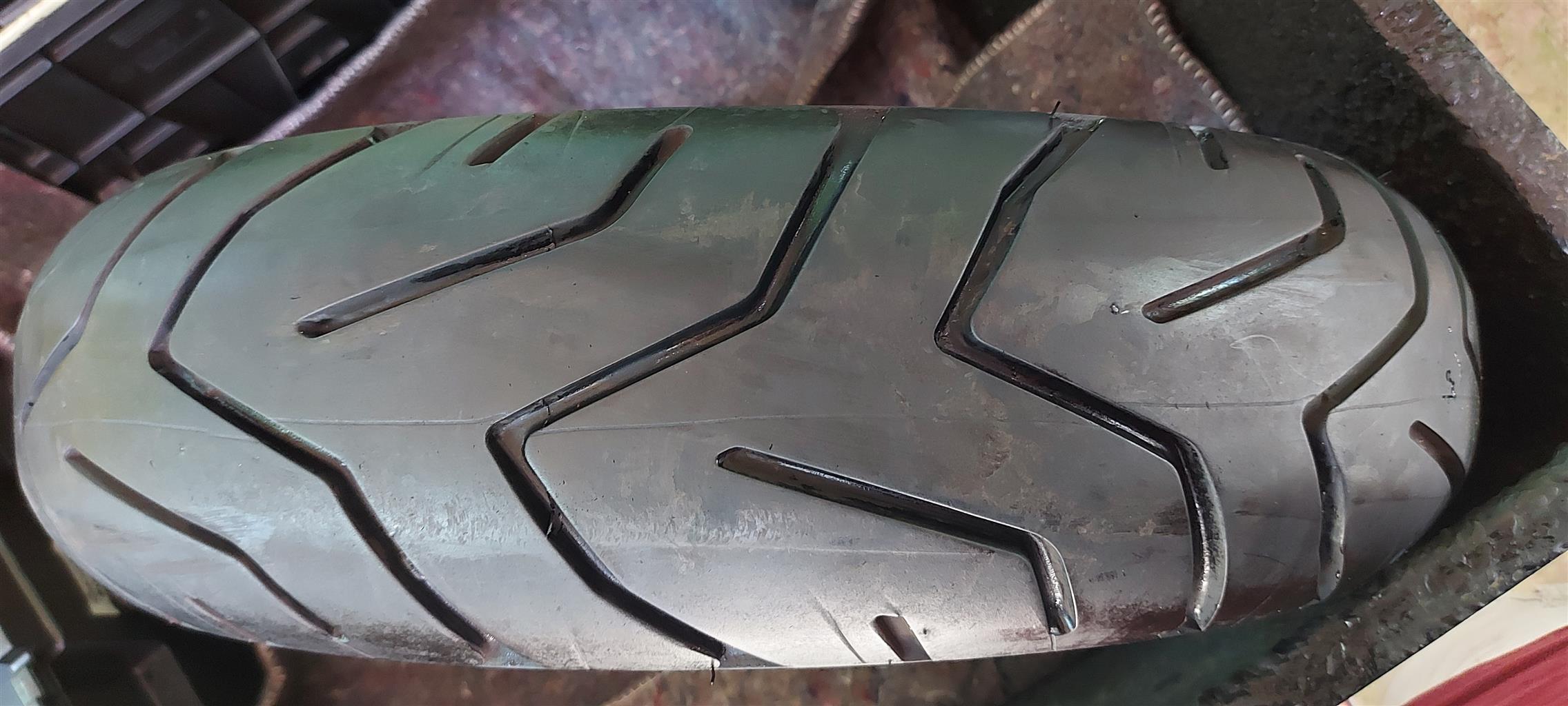 Front and Rear rims & tyres for a BMW R1200GS motorbike - good ...