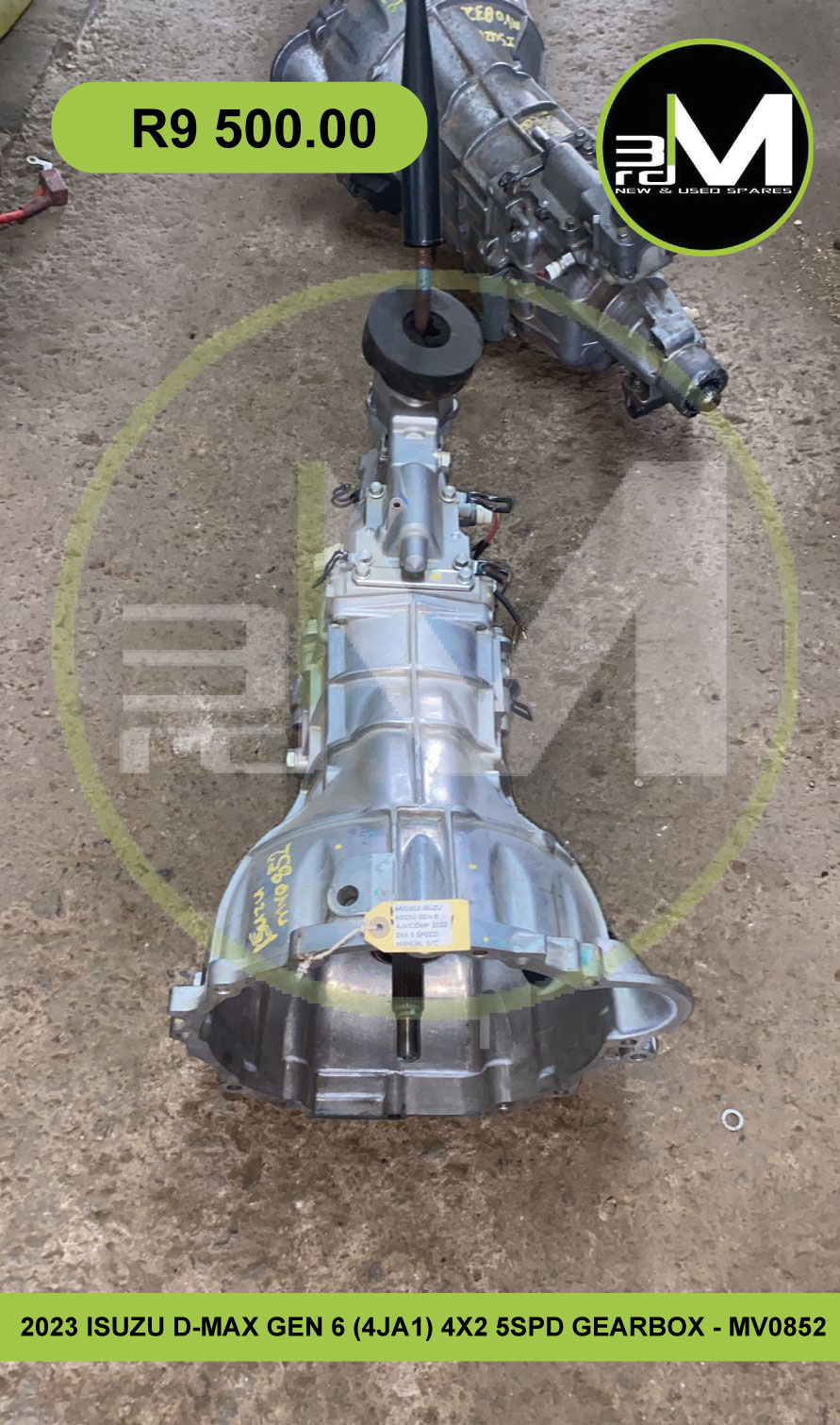 2023 ISUZU D-MAX GEN 6 (4JA1) 4X2 5 SPD GEARBOX - MV0852 | Junk Mail ...