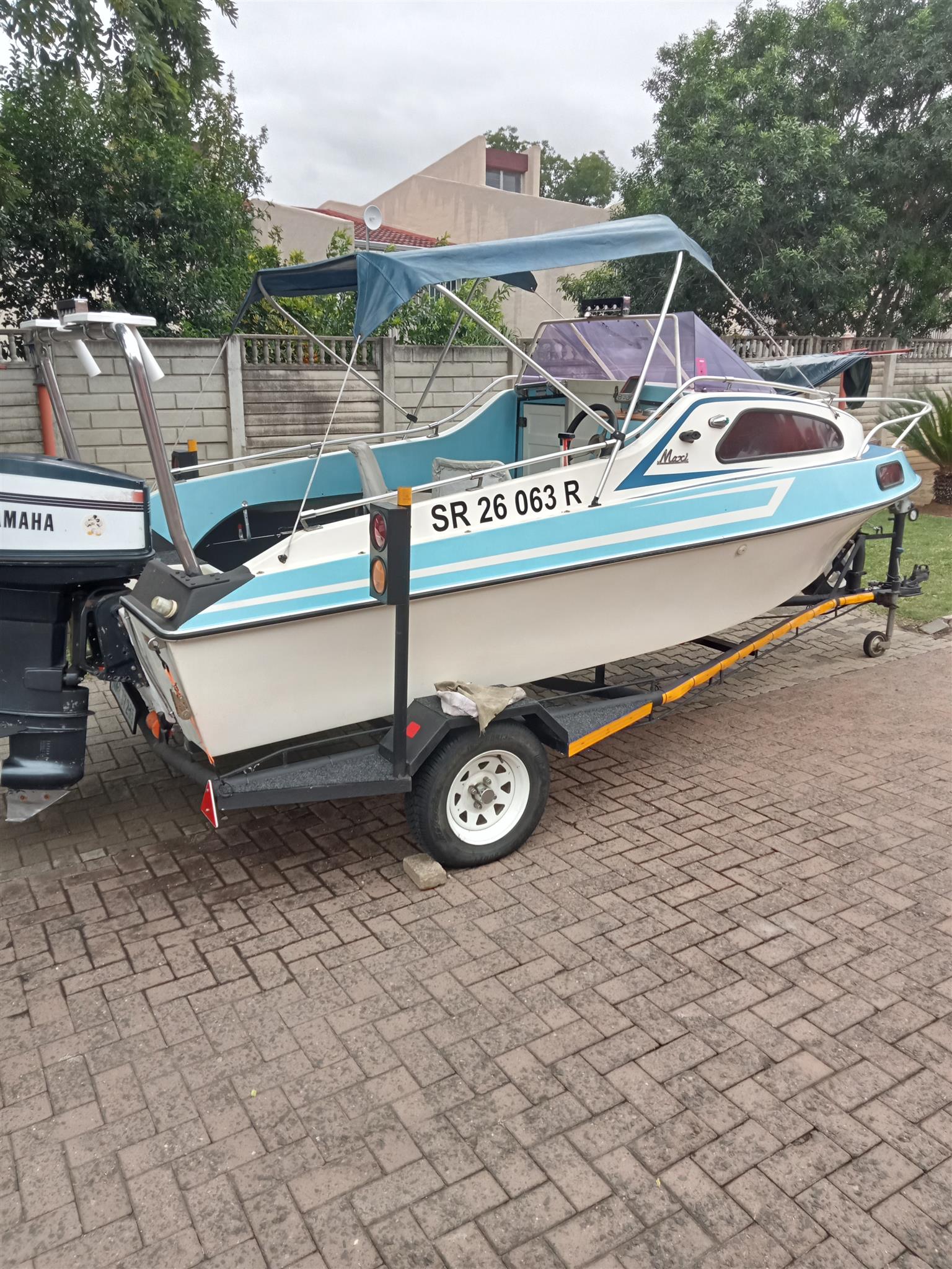 Maxi Cabin boat with new trailer, new tyres, boyancy and all paper work ...