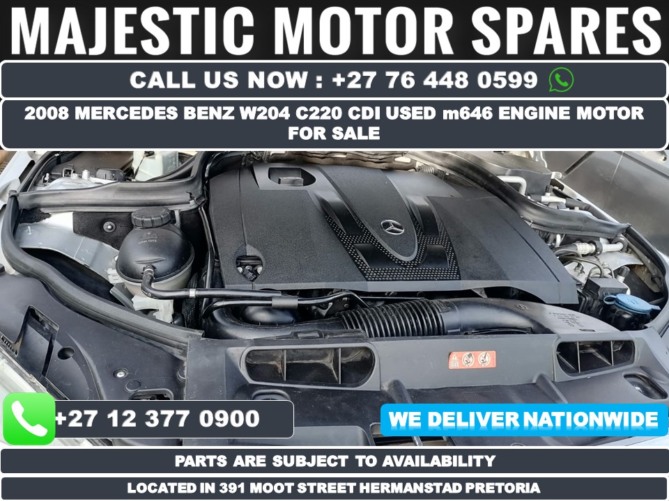 2008 Mercedes Benz W204 C220 cdi M646 engine for sale | Junk Mail ...